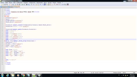 Consulta De Datos Con Php