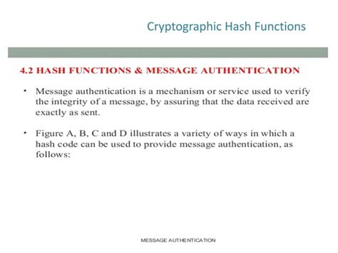 Cryptography And Network Security Cryptographic Hash Functions Pdf
