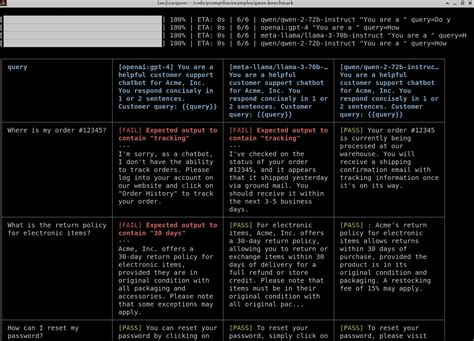 Qwen vs GPT vs Llama 运行自定义基准测试 promptfoo