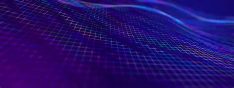 Wave Interweaving Dots Lines Network Connection Structure Abstract Technology Background Stock