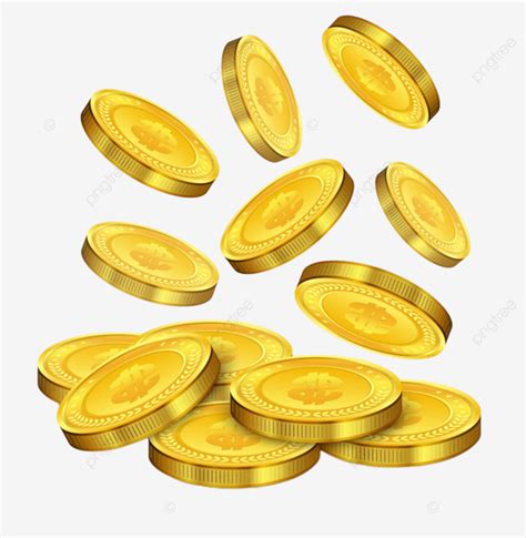 떨어지는 금화 요소 저금 풍부한 Png 일러스트 및 벡터 에 대한 무료 다운로드 Pngtree