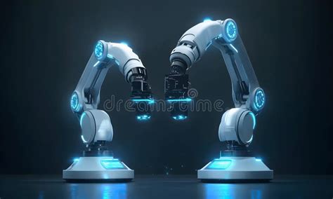 Robotic Arms Demonstrate Precision In Industrial Automation At An