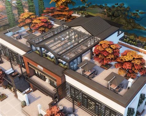 Sims 4 Restaurant Sakataaxs Modern Restaurant
