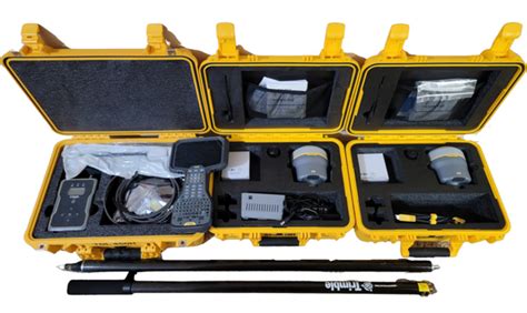 Dual Trimble R12 Gnss Rtk Base And Rover Uhf Kit With Tsc5 And Tdl 450h 9ja Tools And Equipment