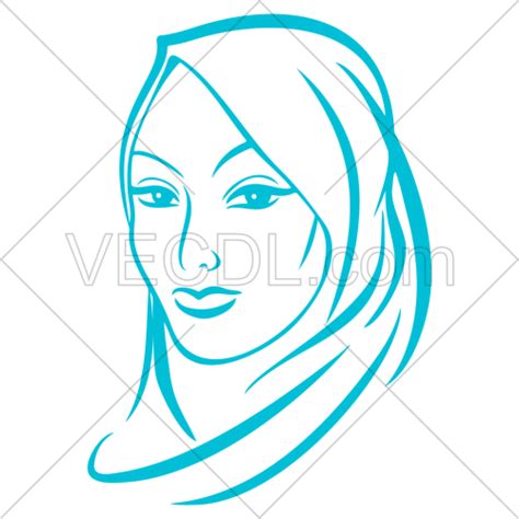 دانلود عکس وکتور زن محجبه