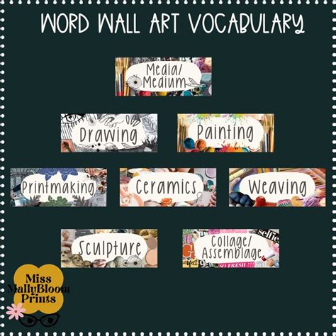 Classroom Word Wall Art Classroom Labels Classroom Decor Word Wall