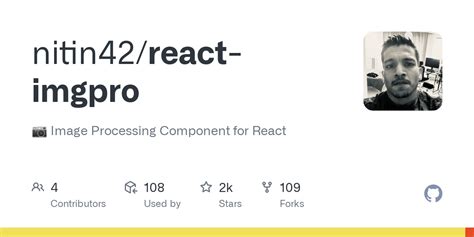 Github Nitin42react Imgpro 📷 Image Processing Component For React