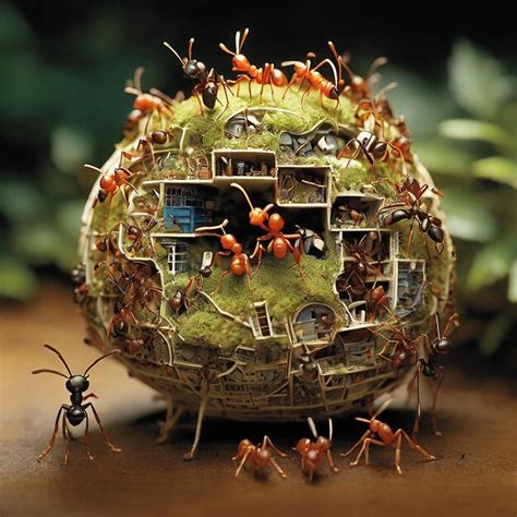 Premium Ai Image Ants Beneath In The Surface Ai Generated