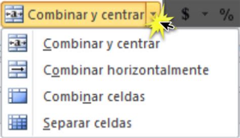 Microsoft Excel 2010 Eliminar Ajustar Texto Y Combinar
