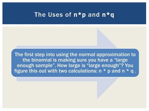 Normal Approximation To Binomial Distributionpptx