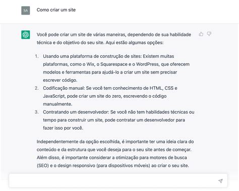 Como Criar Um Site Usando Inteligência Artificial Com O Chatgpt