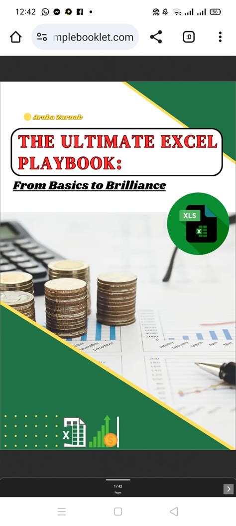 The Ultimate Excel Playbook From Basics To Brilliance