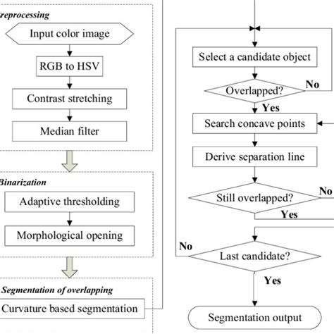 flowchart of the proposed segmentation method download scientific