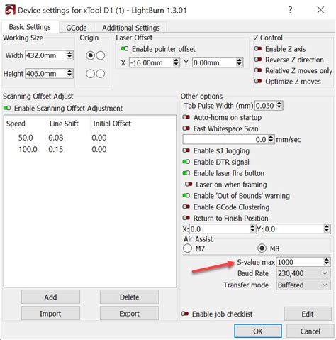 Laser Not Burning On Xtool D 1 Pro Os Specific Lightburn Software Forum