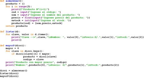 Programar Con Python EJERCICIOS CON DICCIONARIOS