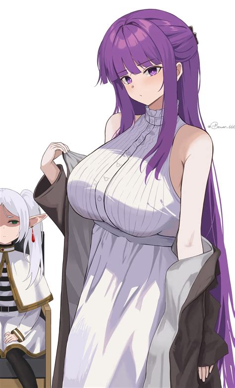 Frieren And Fern Sousou No Frieren Drawn By Dubeaduver Danbooru