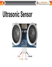 Lesson Ultrasonic Sensor Pdf Ultrasonic Sensor Lesson Ultrasonic Sensor Target