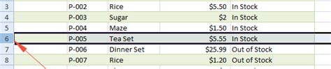 Hideunhide Columns Or Rows In Excel