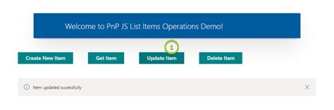Sharepoint List Items Crud Operations Demo Using Pnpjs In React Based