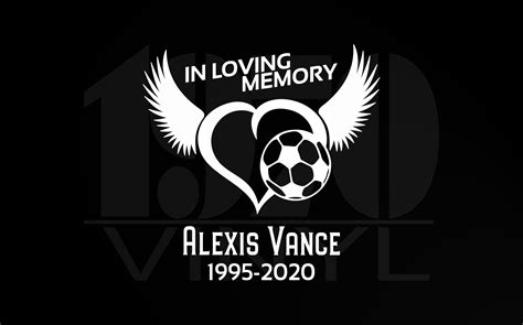 Personalized In Loving Memory Soccer Vinyl Decal Window Etsy