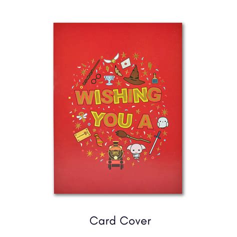 Cardology Harry Potter Birthday Pop Up Card 3d Happee Birthdae Card