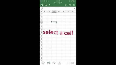 How To Auto Fill Dates And Numbers In Sequence Using The Excel Mobile Iphone App Youtube