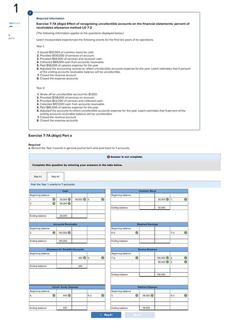 Solved Required Information Exercise A Algo Effect Of Chegg Com