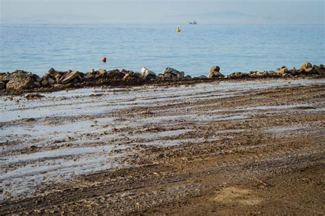 Riprap Works Construction Site Stock Image Image Of Area Rocks 53721959
