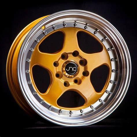 Jnc Jnc010 18x10 30mm Gold With Machined Lip Tfs Wheels