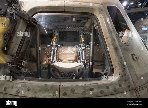 Inside Apollo Command Module 8