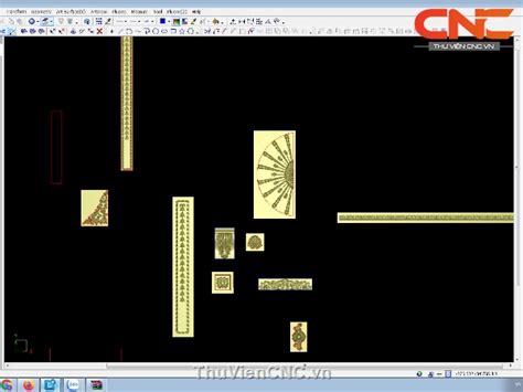 Mẫu cnc chi tiết cửa file jdp