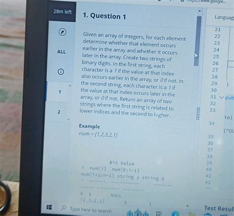 M Left Question Given An Array Of StudyX