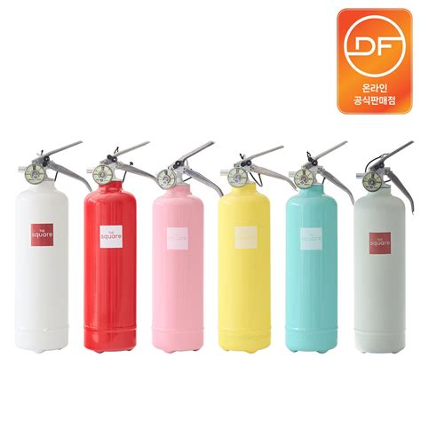 국산 더스퀘어 차량용 디자인 소화기 1kg 캠핑용 휴대용 가정용 사무실용 전기차 소화기 홈플러스 택배배송