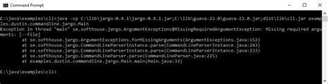 Java Command Line Interfaces Part 15 Jargo Java Code Geeks