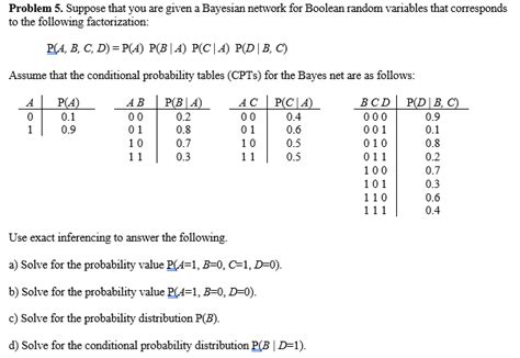 Problem 5 Suppose That You Are Given A Bayesian