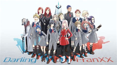Darling In The Franxx Group Photo Wallpapers Wallpaper Cave