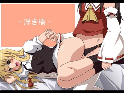 Rule 34 Blonde Hair Blush Bow Braid Female Hairbow Holding Hands