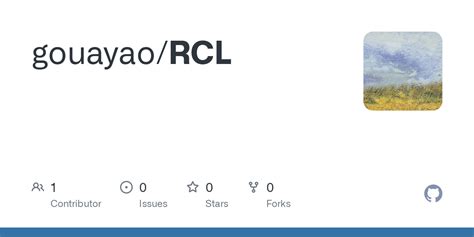 Github Gouayao Rcl
