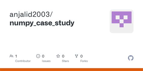 Github Anjalid Numpy Case Study
