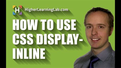 Css Displayinline Declaration Explained In Detail Youtube