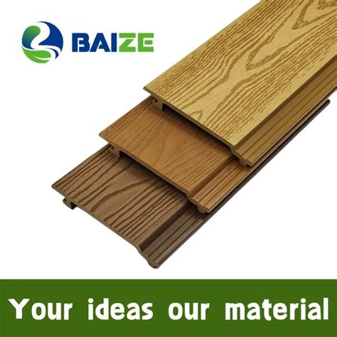 External Wall Panel Cladding WPC Cladding With New Design WPC And Plastic Wood