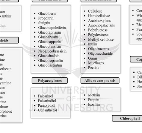 1 Phytochemical Classification Adapted From Campos Vega And Oomah