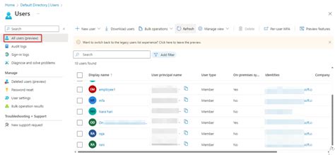azure active directory deleting an orphaned user in ad affects the