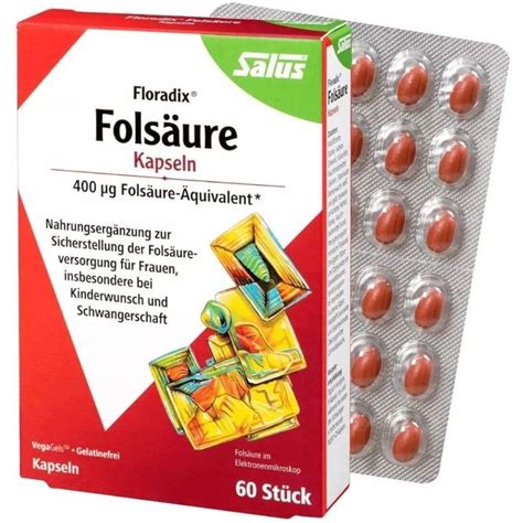 Floradix Фолиева киселина х60 капсули