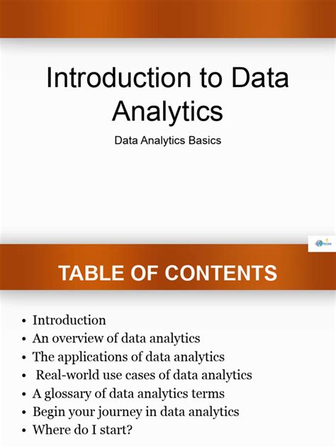 Introduction To Data Analytics Basics Pdf Data Analysis Analytics
