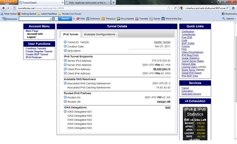 Ipv6 Over Ipv4 Tunnel Itcwiki