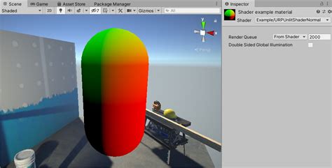 Unity Manual Visualize Normal Vectors In A Shader In URP
