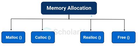 Dynamic Memory Allocation In C Malloc Calloc Realloc Free