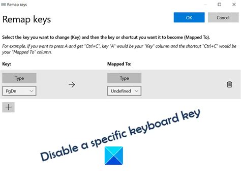 How To Disable A Specific Keyboard Key In Windows 1110