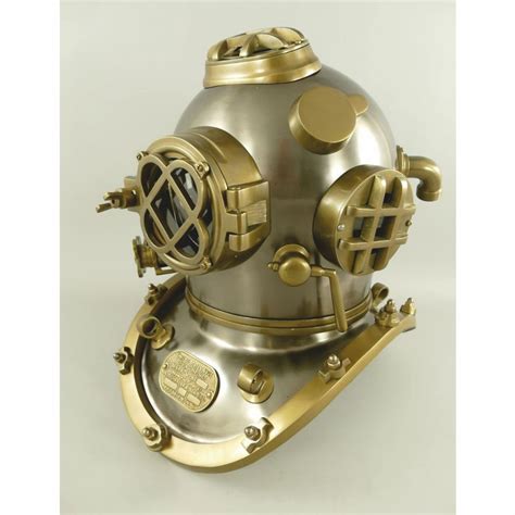 Casa Padrino Casque De Plongée Décoratif De Style Ancien Argent